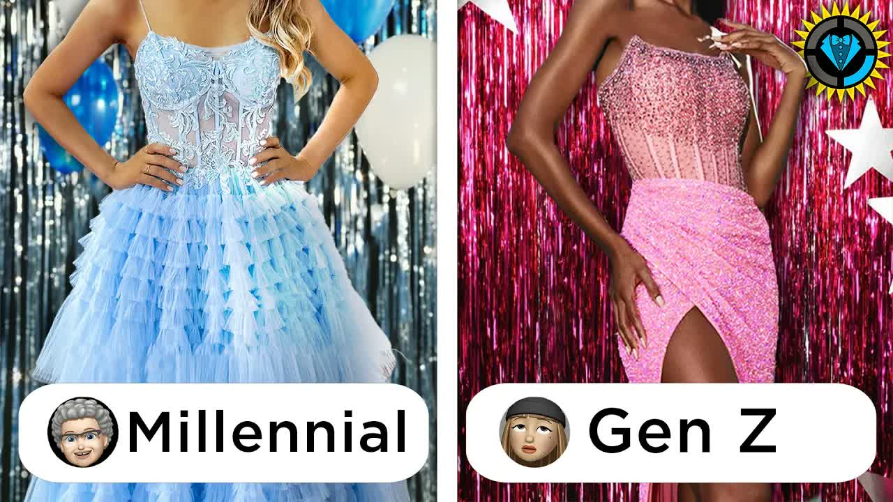 One century of prom dresses reveals the trends that never died