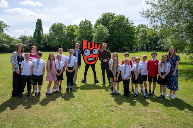 Doncaster pupils celebrate success with special guests