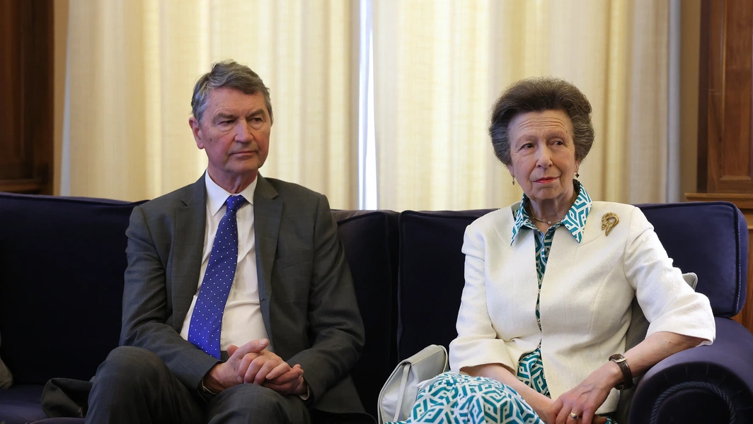 Princess Anne ends Greece visit wearing 57-year-old brooch