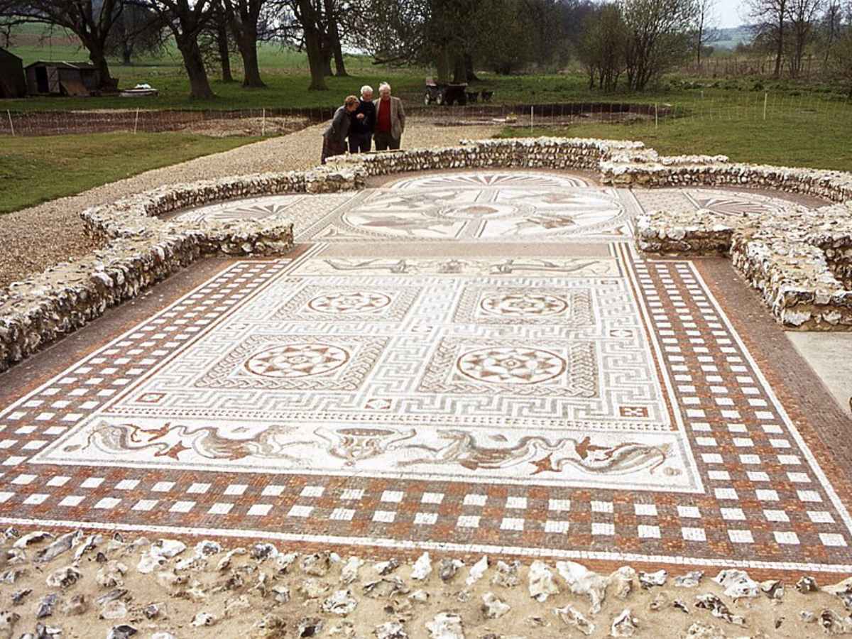 A hidden Roman villa in Wiltshire is challenging the idea that Roman ...