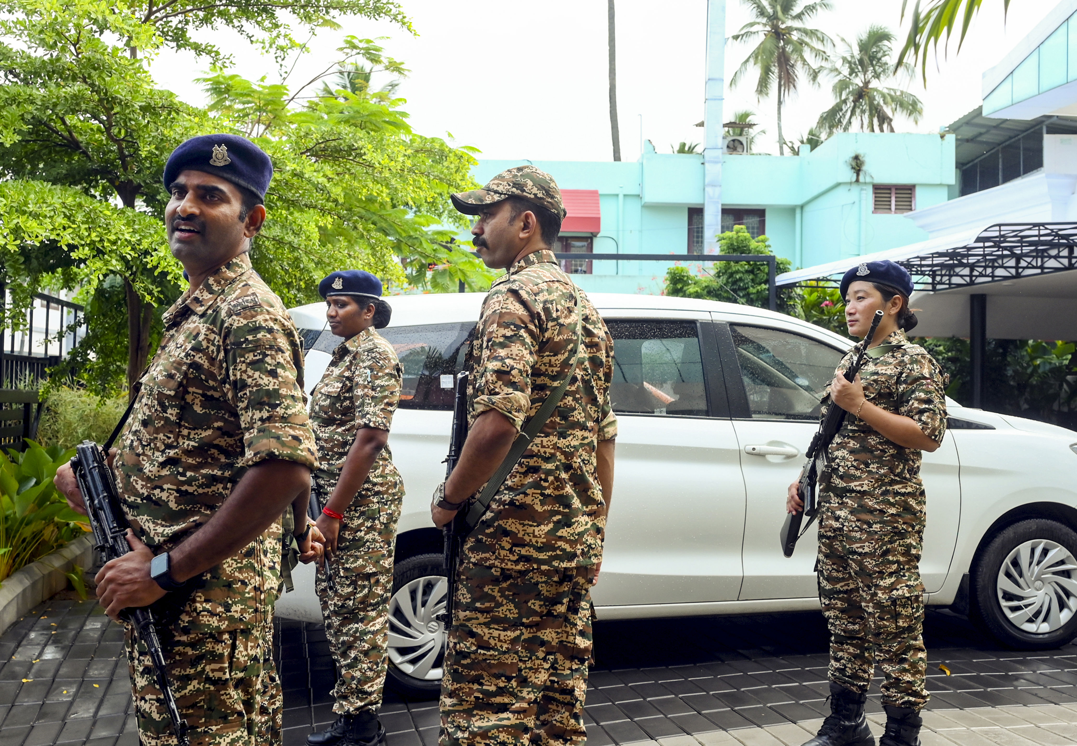 Ruckus outside Vijayan's Bakery Junction home as ED searches premises ...