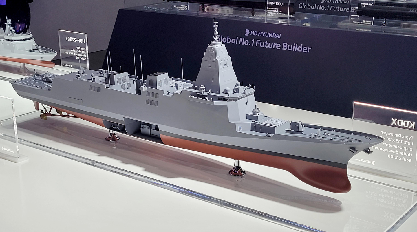 HD HHI submits bid for 7 trillion won next-gen destroyer project