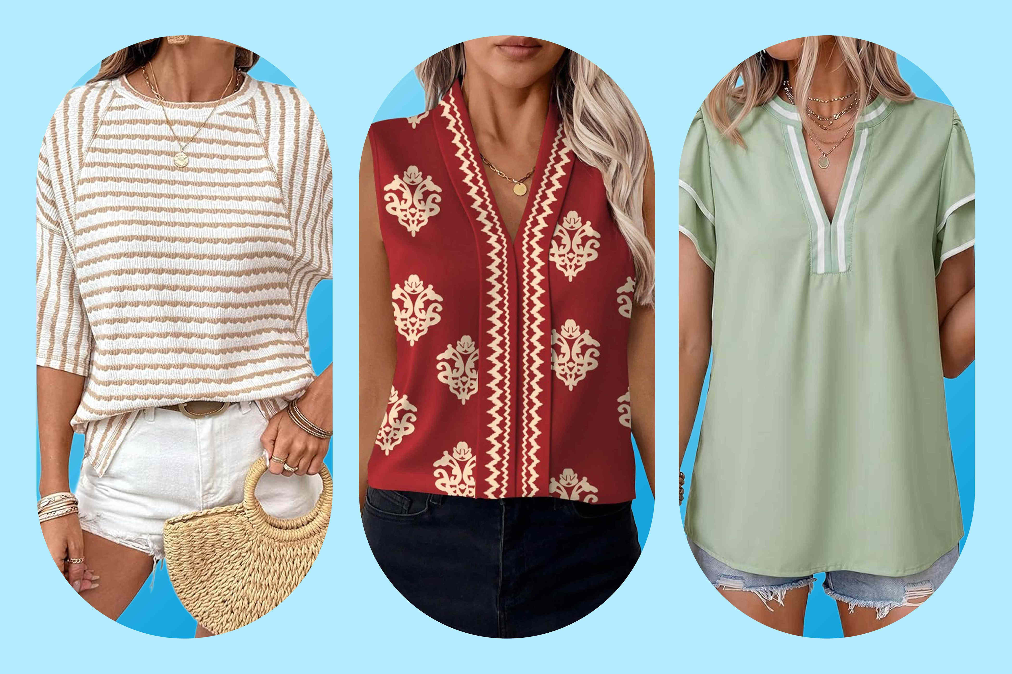 Petite shoppers are raving about these 10 trendy tops from Amazon that ...