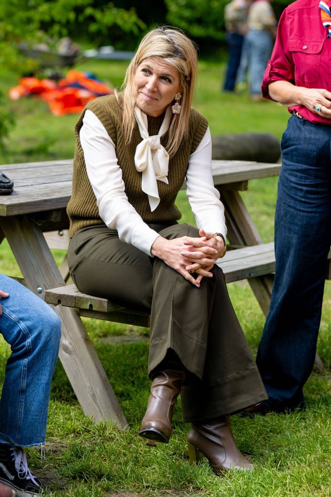 Queen Máxima steps out in the elevated vest trend and it feels so New York