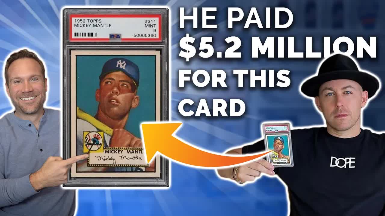 $5.2 million the most expensive card ever! 🔥 Meet the buyer, Rob G.