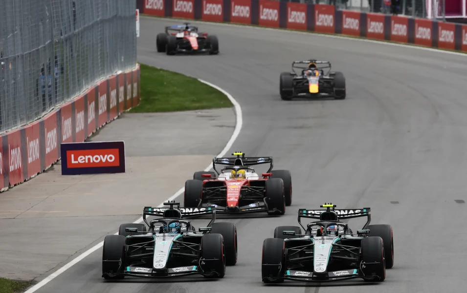 Russell's DNF hands Antonelli 43-point title lead