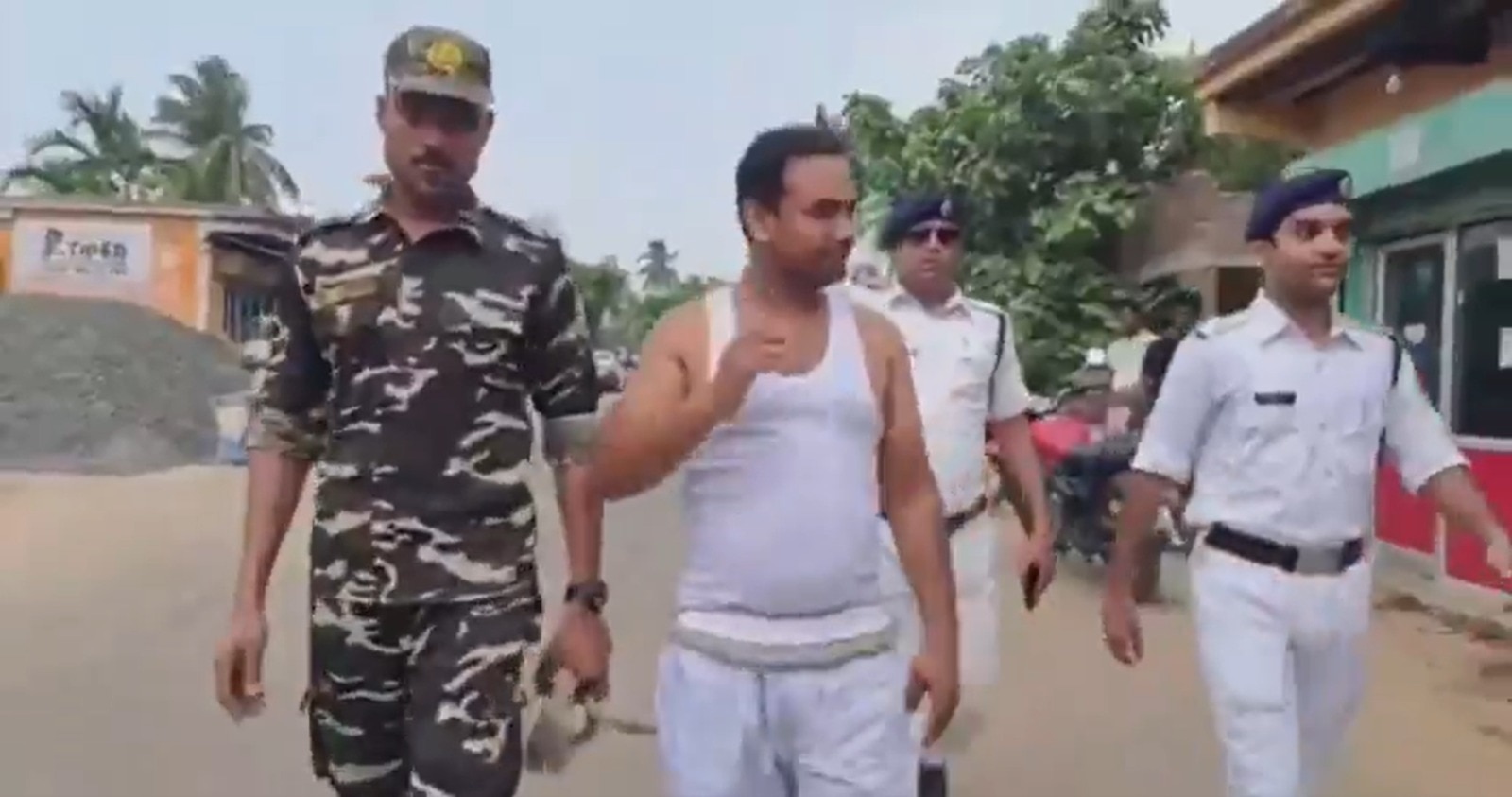 Head shaved, hands cuffed: Bengal cops parade arrested TMC goons in ...