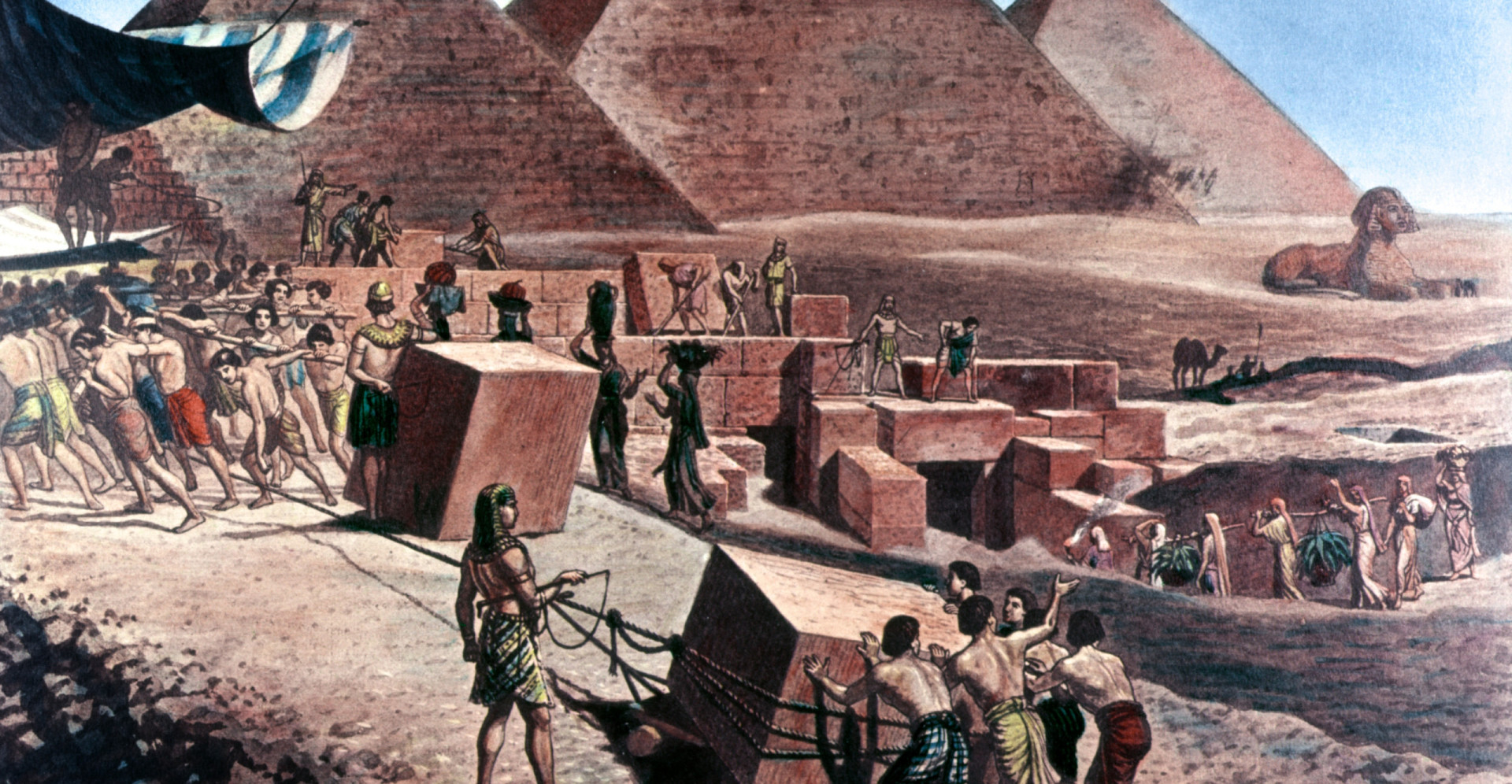 Hvor farlig var det å bygge pyramidene?