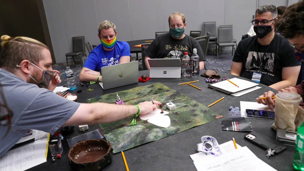 Bringing fantasy worlds to life with maps and minis