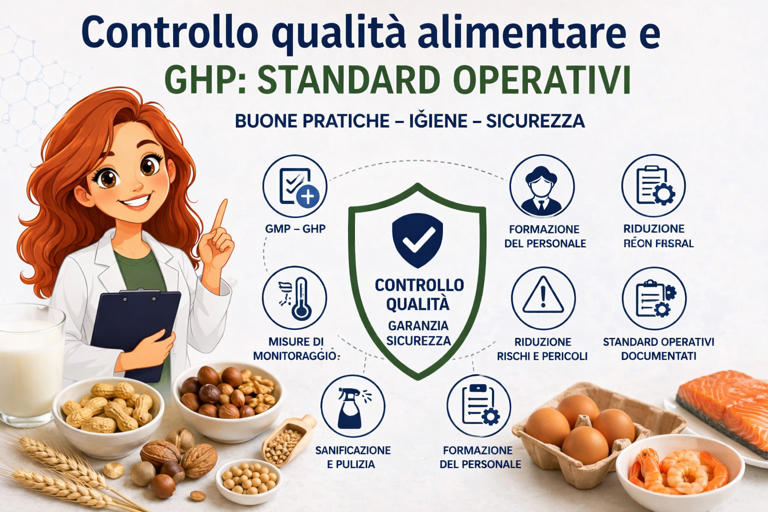 Controllo qualità alimentare e GHP: standard operativi