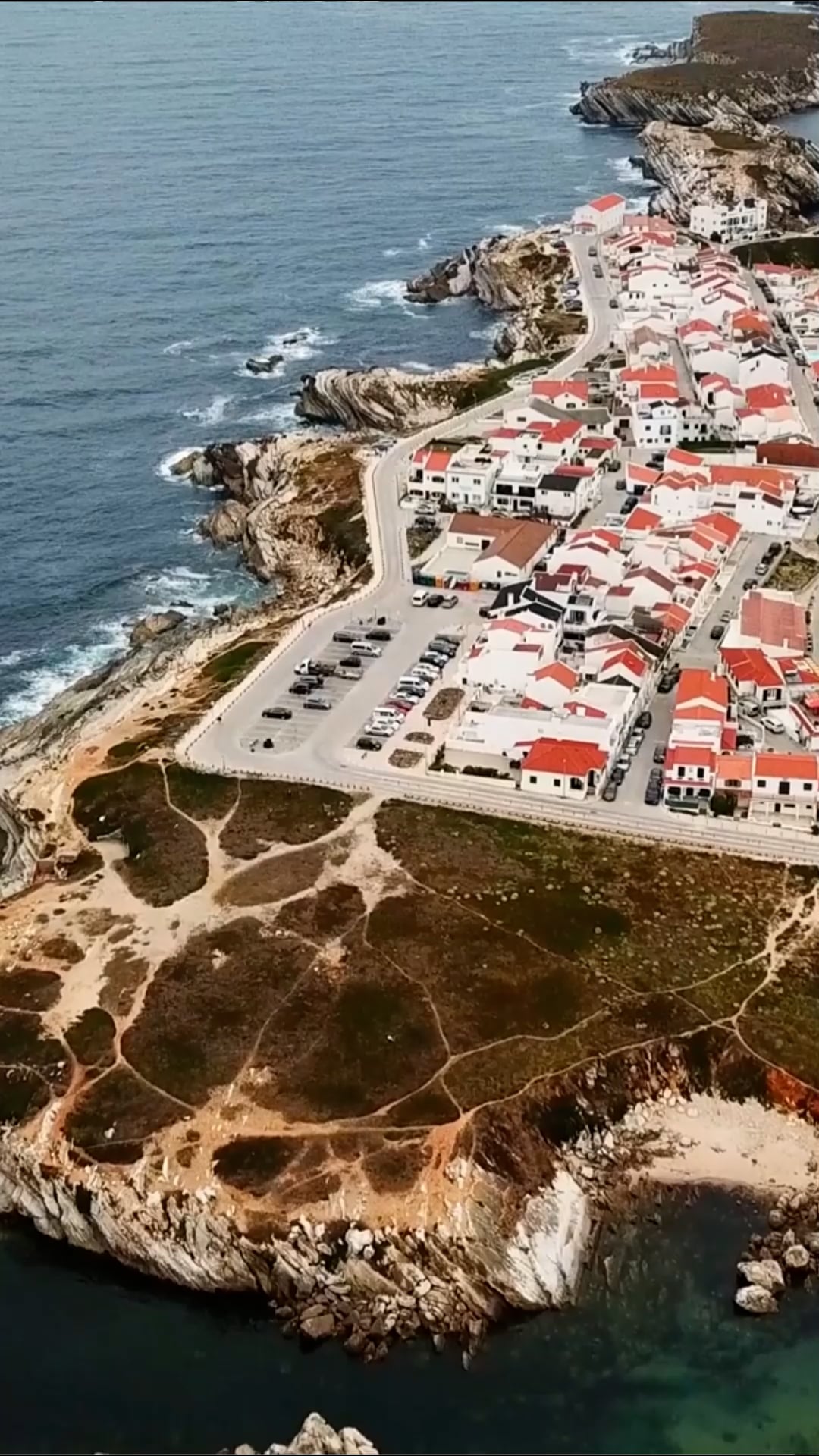 Drone discovers Baleal, Portugal: A top European surf spot
