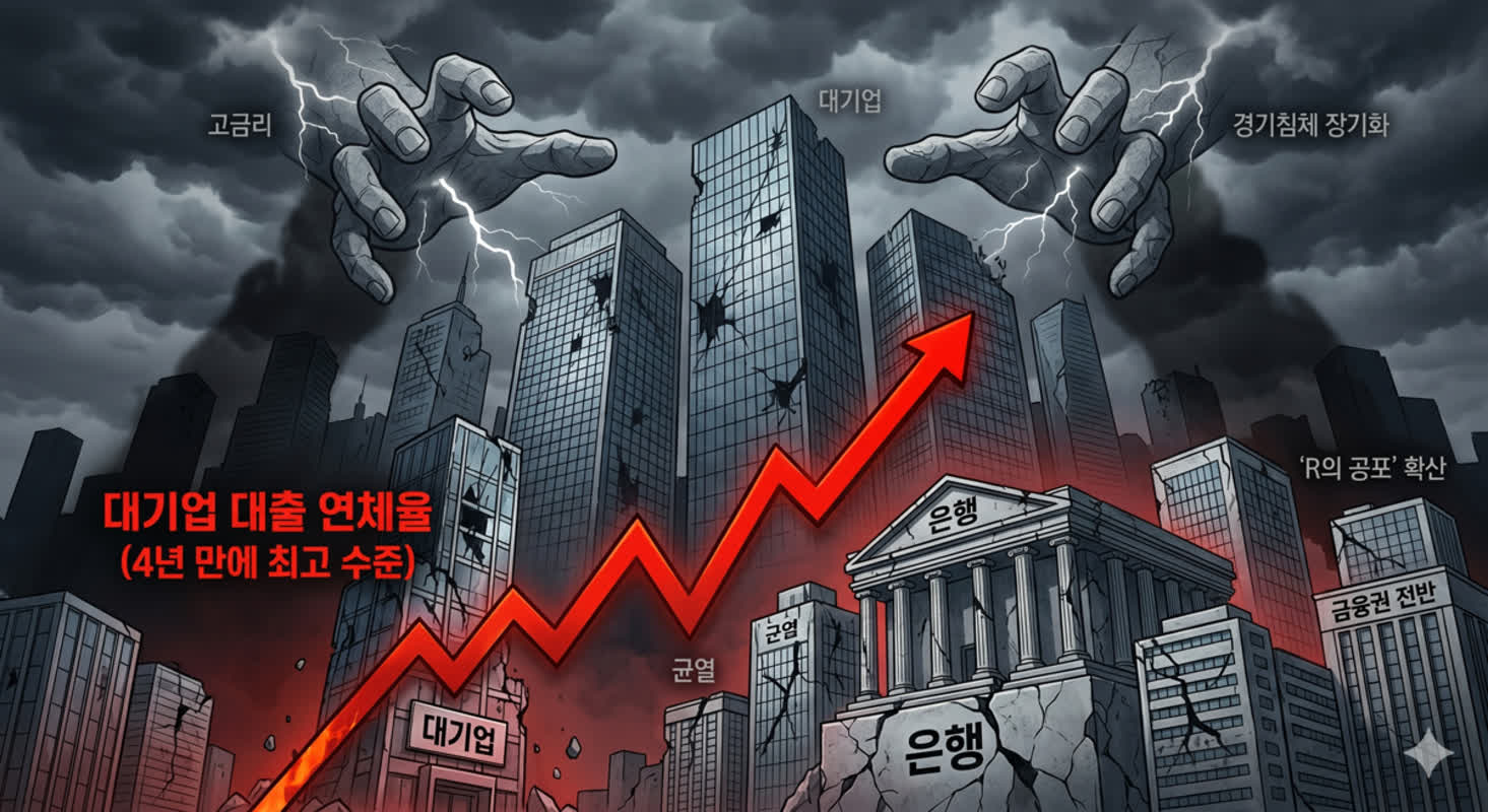 이젠 대기업도 걱정… 연체율 상승세에 금융권 덮친 'R의 공포'