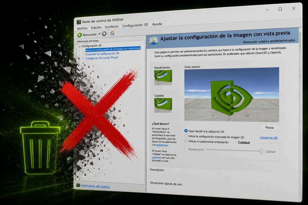NVIDIA retira el panel de control en favor de su nueva aplicación