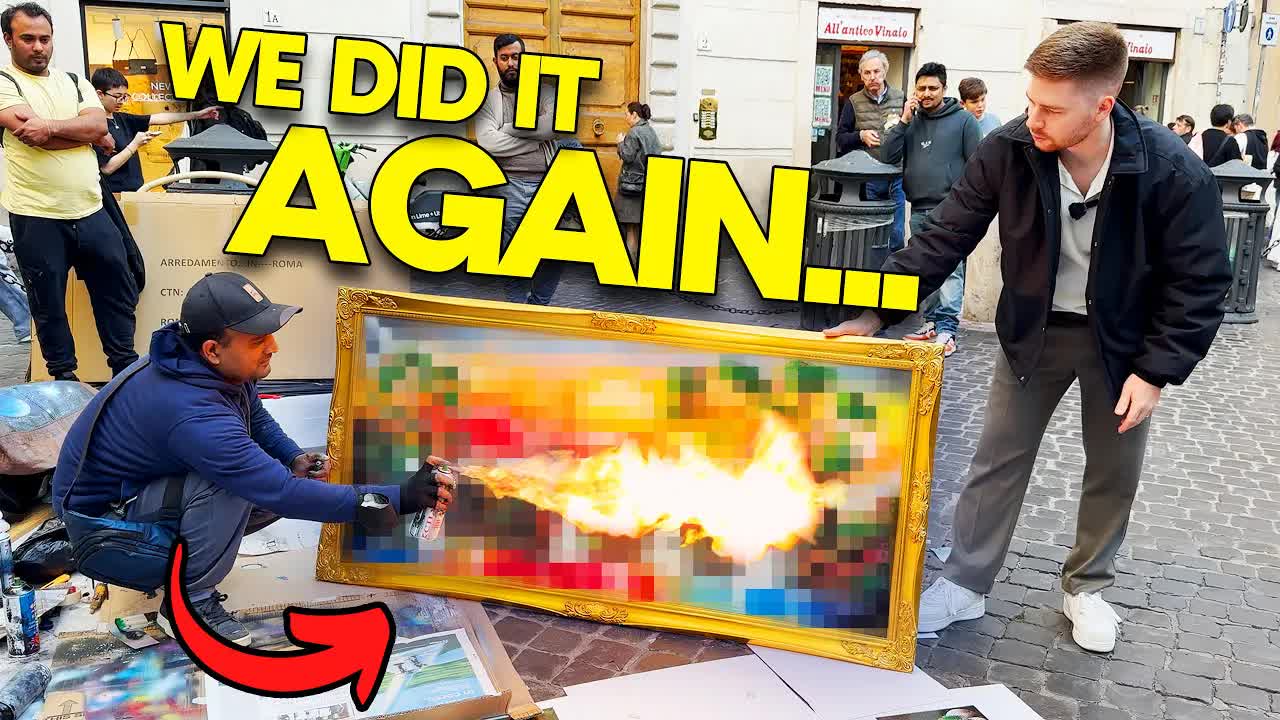 What makes Italian spray paint artists so good at custom art