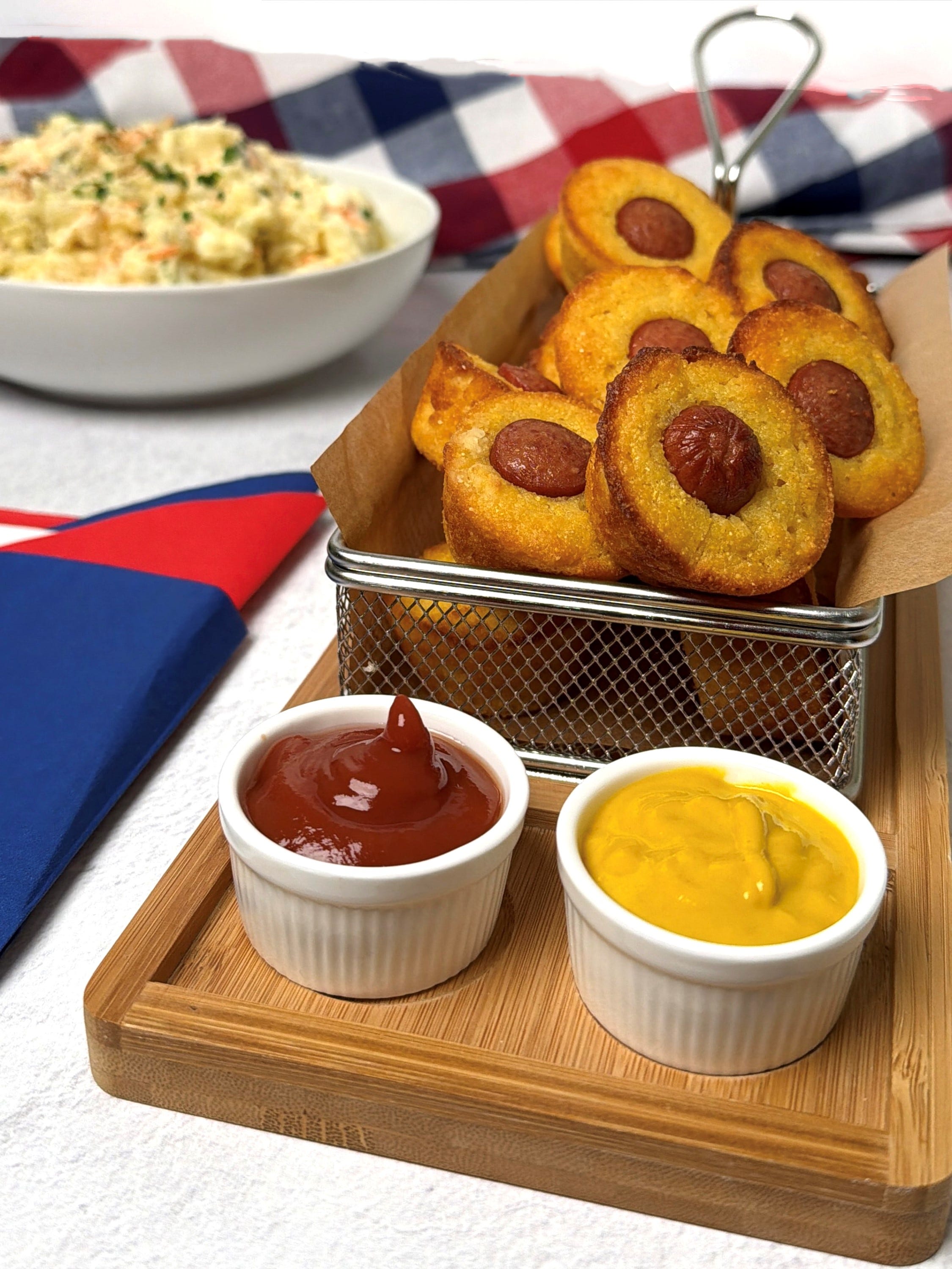 Bite into summer fun at next party with mini corn dog muffins