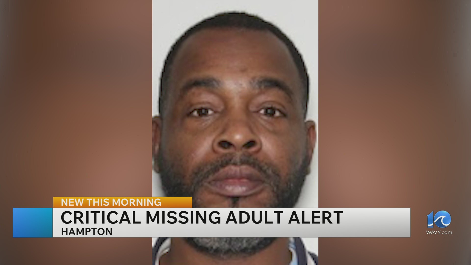 Critically missing adult alert issued for Hampton man: VSP