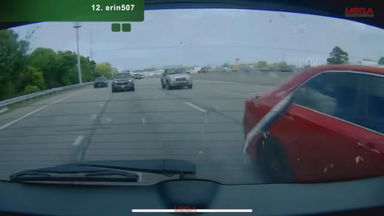 The truck driver caused chaos - then ran from it