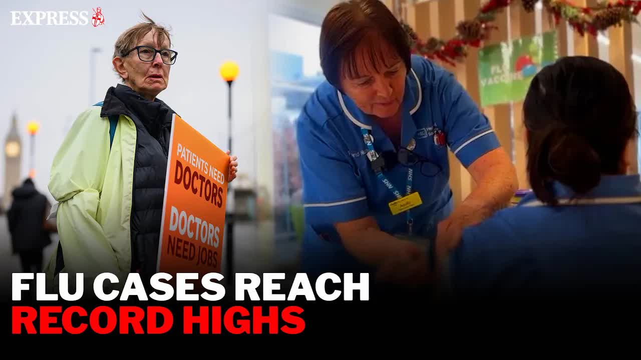 NHS overwhelmed as 'superflu' admissions skyrocket