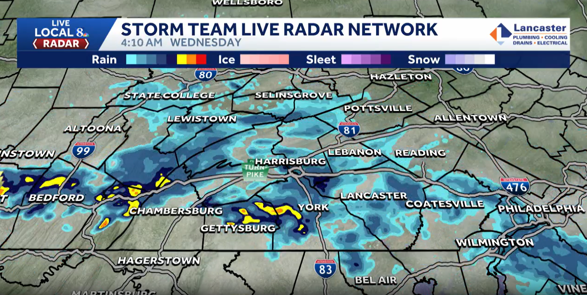 Impact morning: Thunder, heavy rain and ponding possible