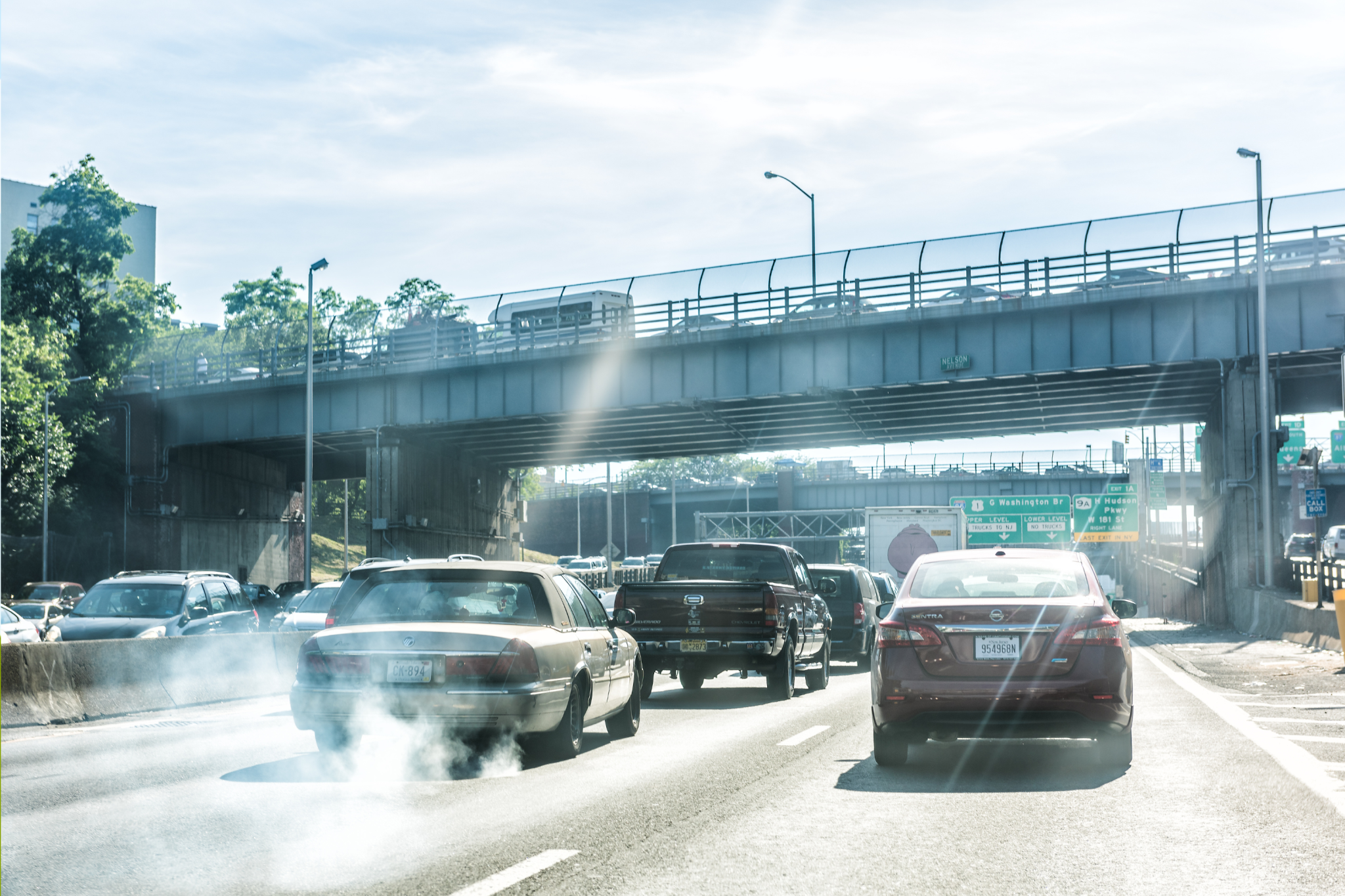 Millions urged to avoid driving over air quality in three states
