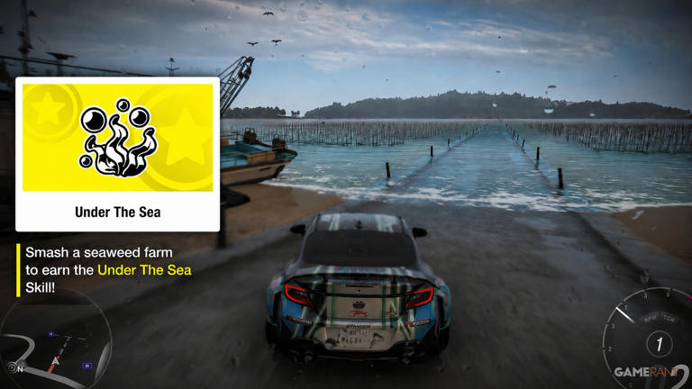 Seaweed farm location in Forza Horizon 6 (Under the Sea challenge)