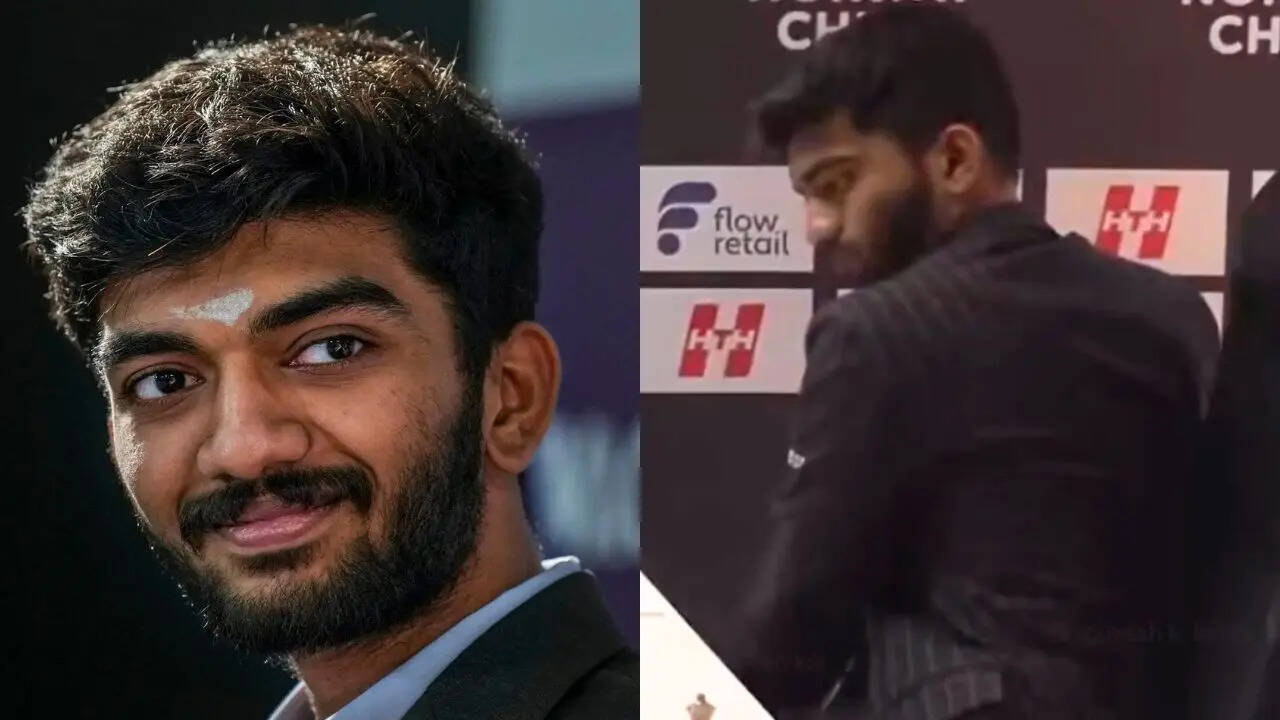 Watch: World champion D Gukesh fails to open water bottle at Norway ...