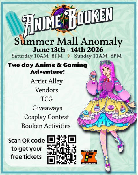 Anime Bouken Summer Mall Anomaly comes to Victorville in June