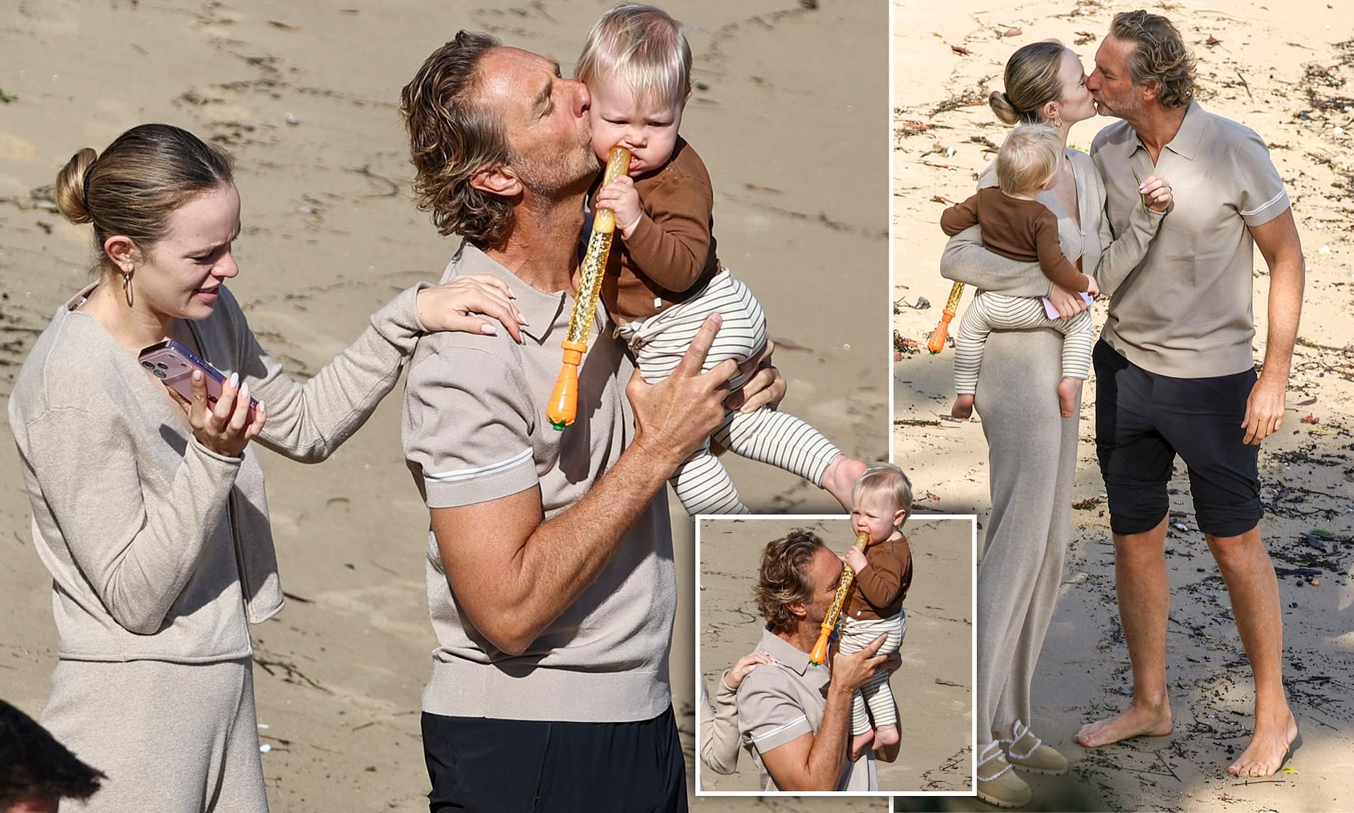 Justin Hemmes shares rare PDA with model girlfriend Madeline Holtznagel ...
