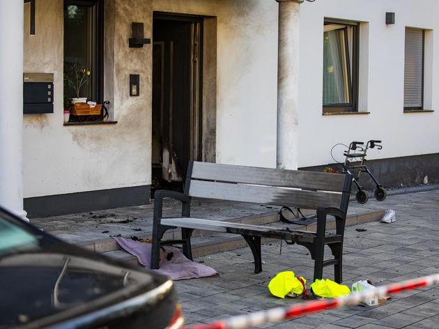Brandanschlag in Südhessen? Polizei und LKA fahnden nach zwei Männern