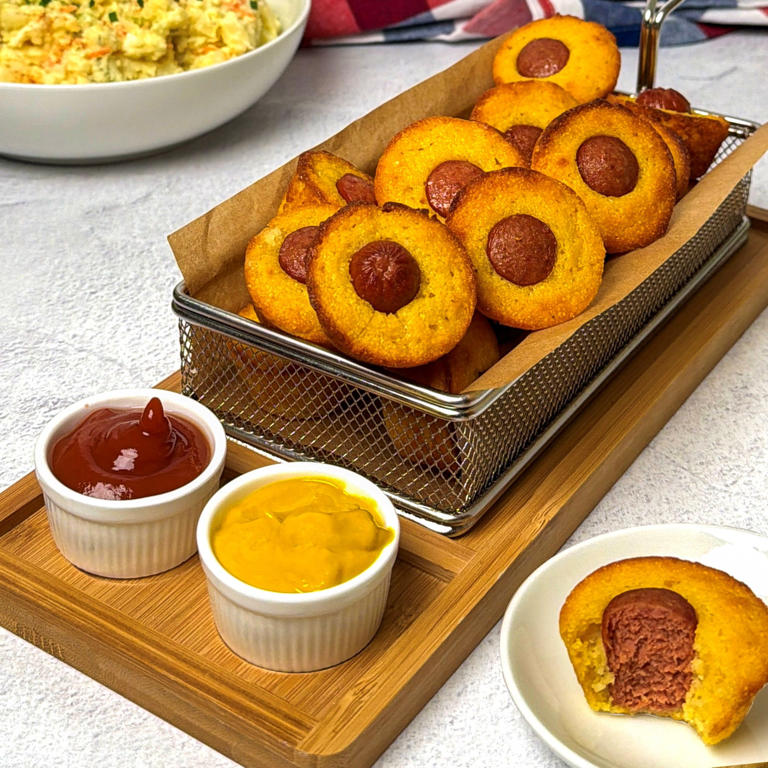Bite into summer fun at next party with mini corn dog muffins
