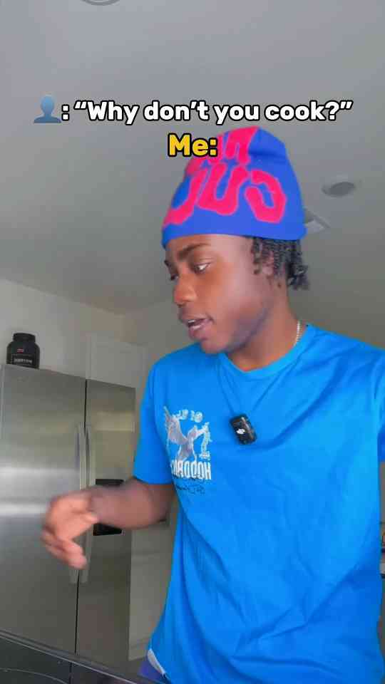 Me cooking and they still ask why