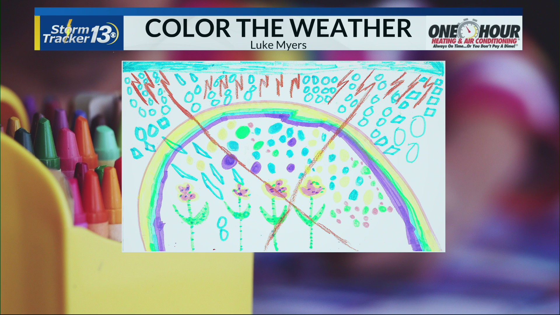 Color the weather: Luke Myers