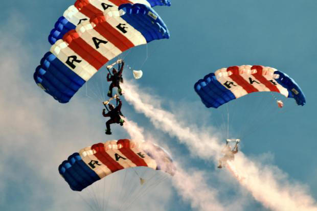 RAF display team spotted performing at Jeremy Clarkson farm festival