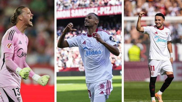 Orjan Nyland, Djibril Sow y Rubén Vargas, los tres jugadores del ...
