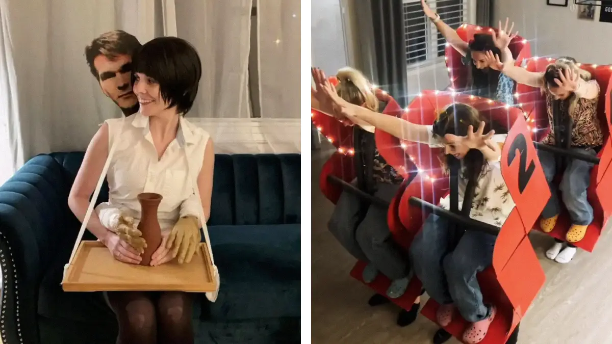 20 people who dressed up for a costume party and deeply committed to ...