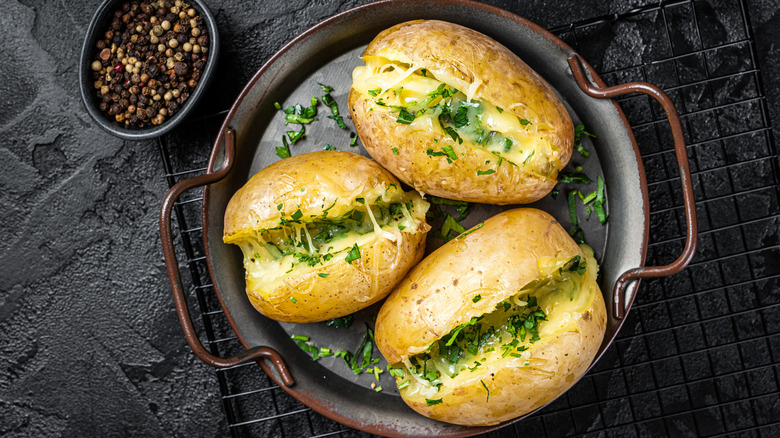 One simple ingredient gives baked potatoes the best texture