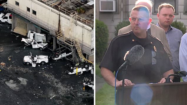 90,000 gallons of chemicals remian 'unstable' after paper factory implosion