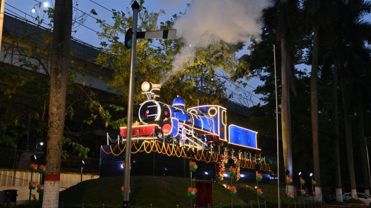 NFR restores 112-year-old heritage steam engine at Maligaon HQ to ...