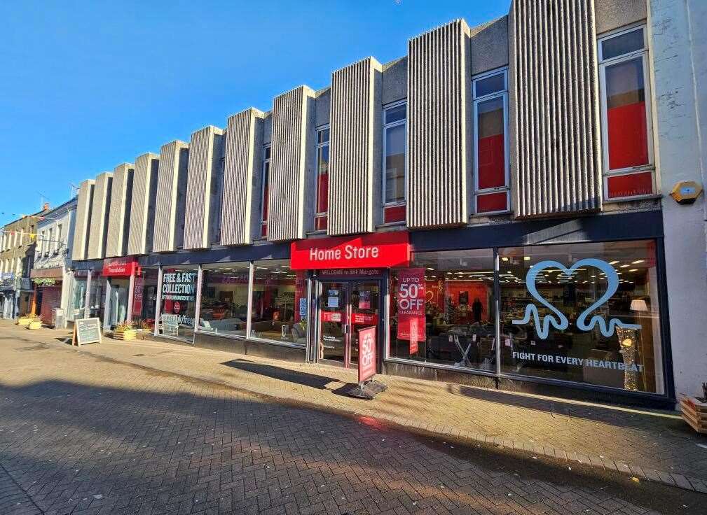 Margate British Heart Foundation site on market with flats plan