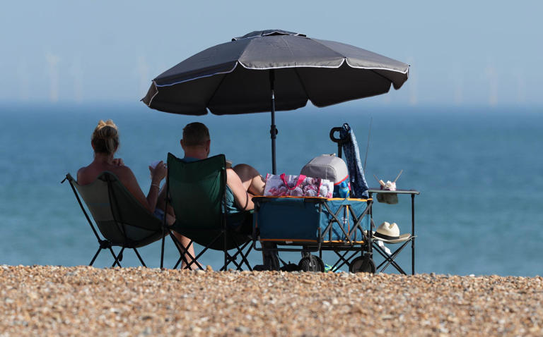 Worthing seafront draws crowds over bank holiday weekend as sunshine ...