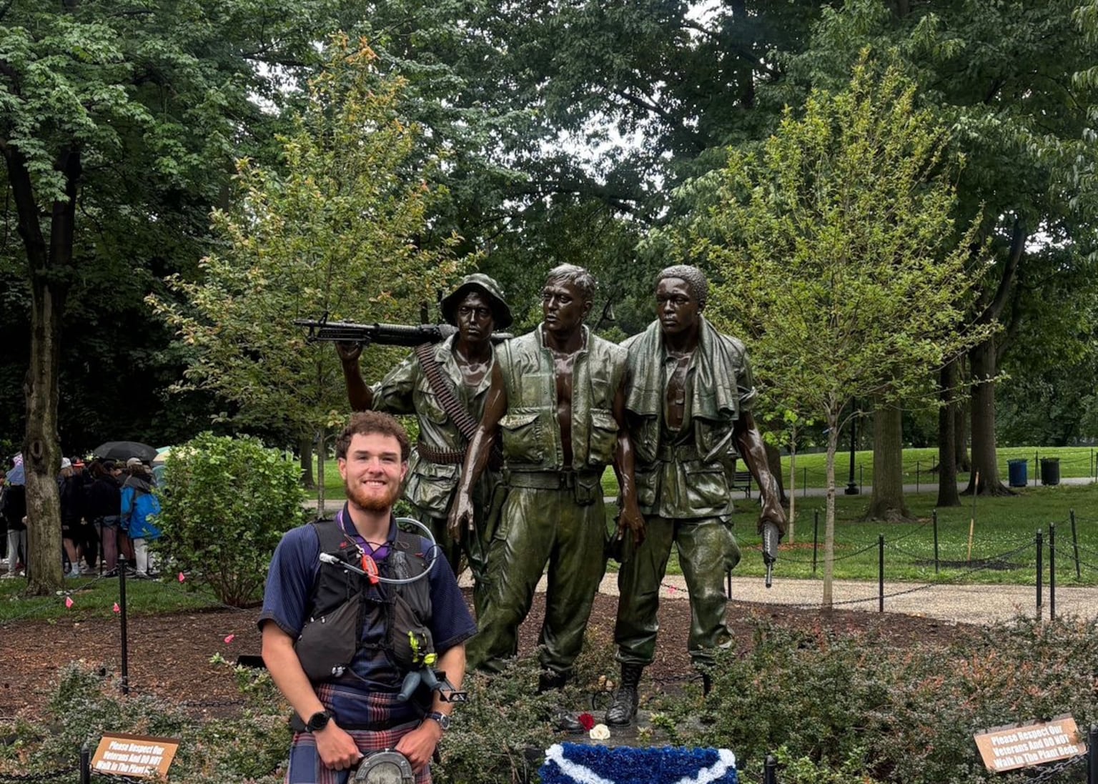Charity campaigner reaches key staging point in World Cup walk across US