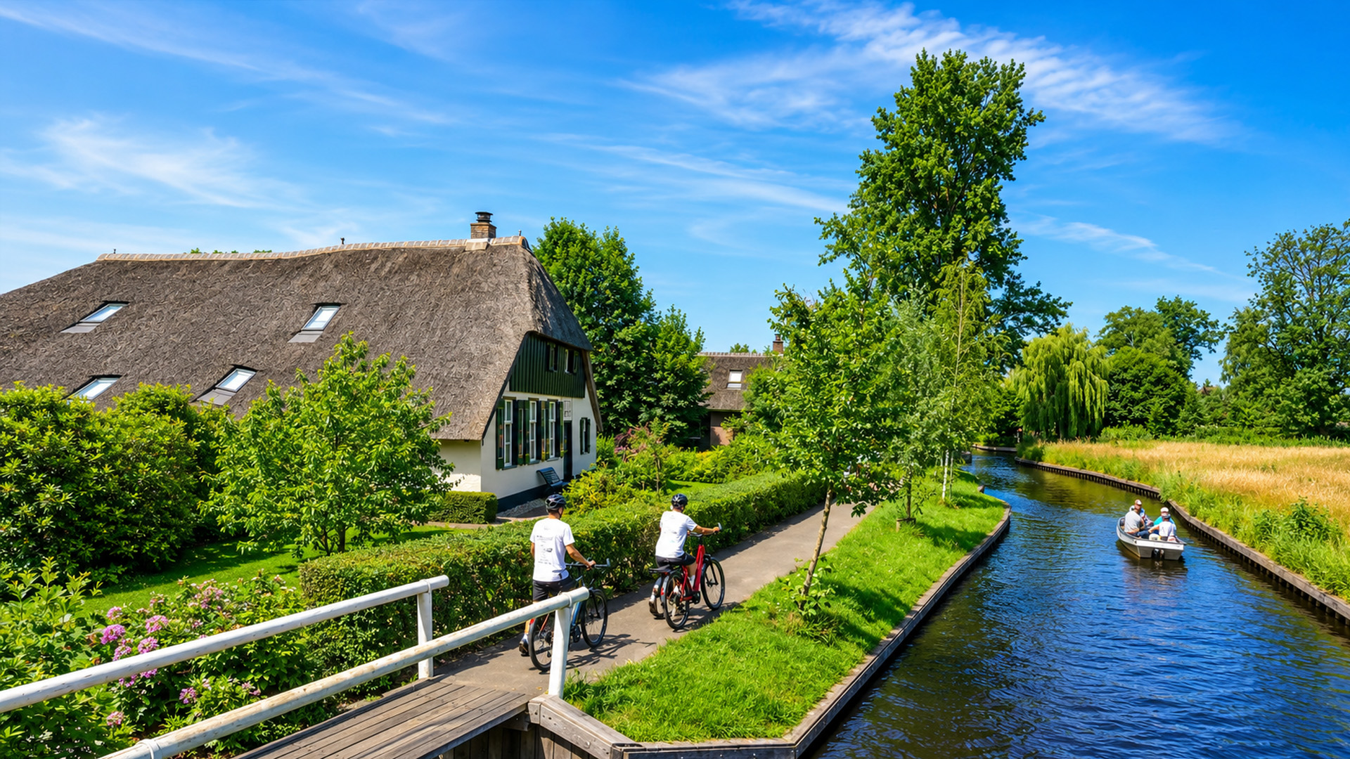 Giethoorn captures the quiet beauty of the Dutch countryside (4K)
