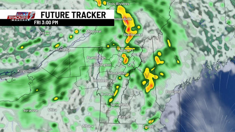 Few showers Thursday after filtered sunshine today