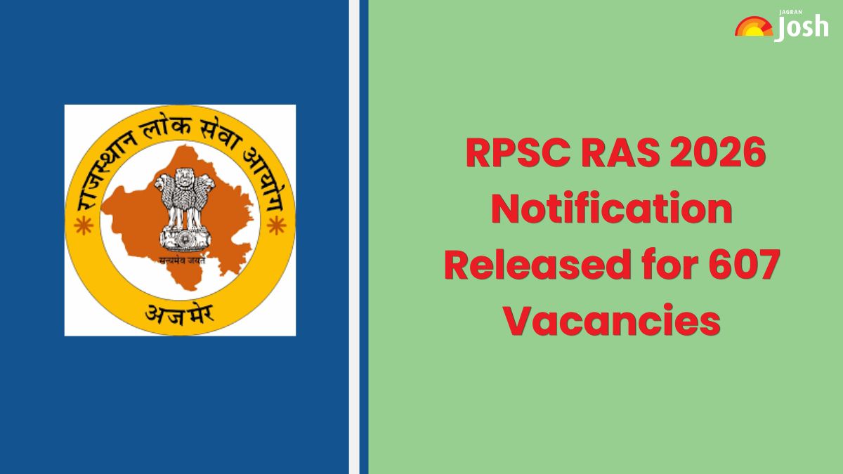 RPSC RAS 2026 Notification Released for 607 Vacancies - Apply Online ...