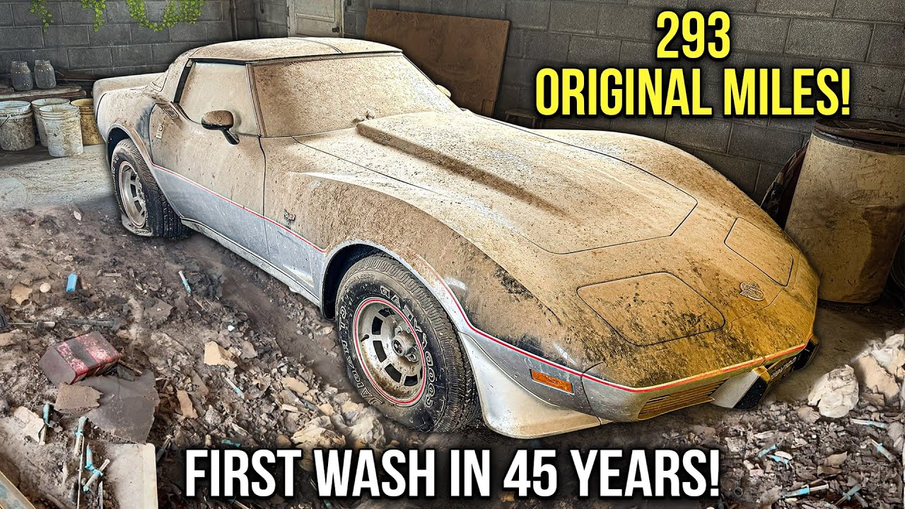 Rare Corvette pace car with 293 miles restored after decades