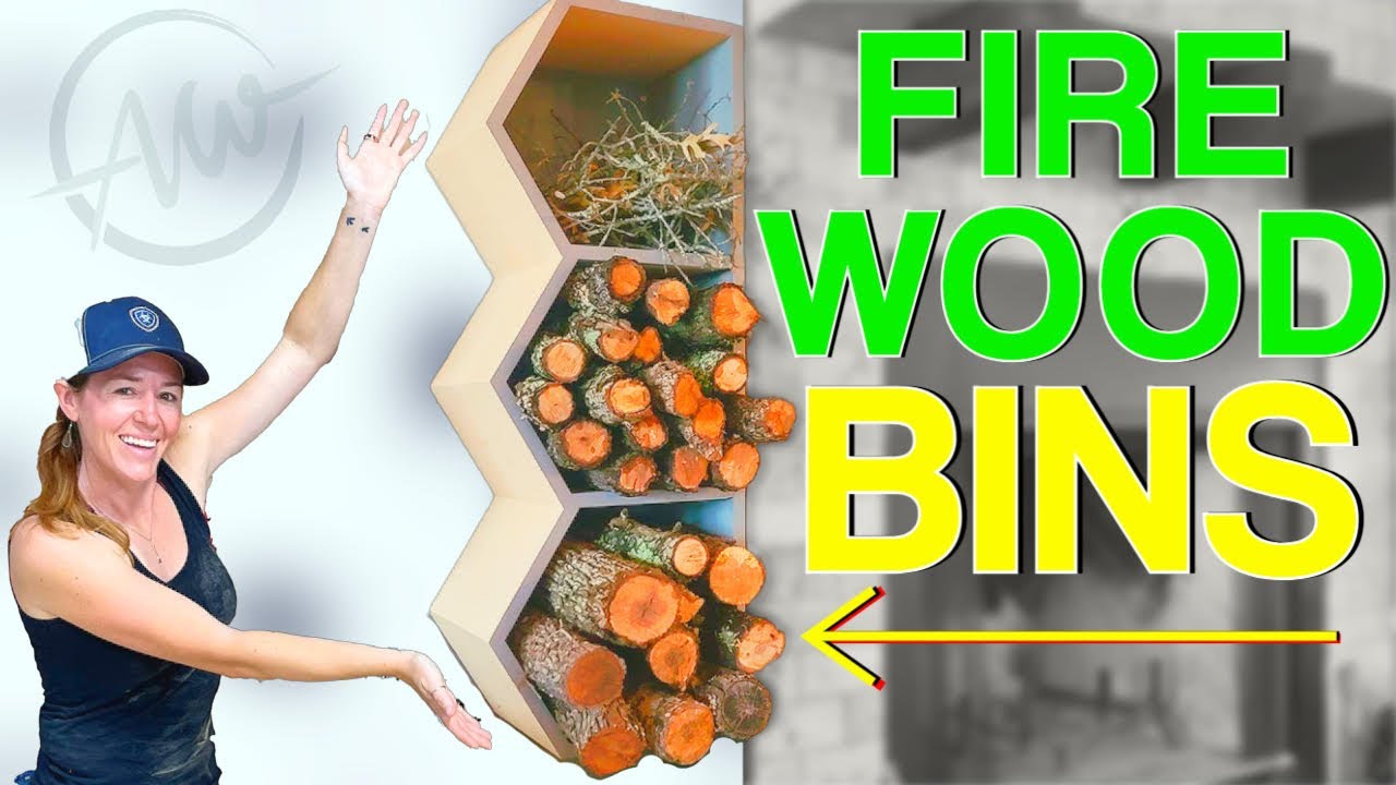 How to build a modern firewood rack