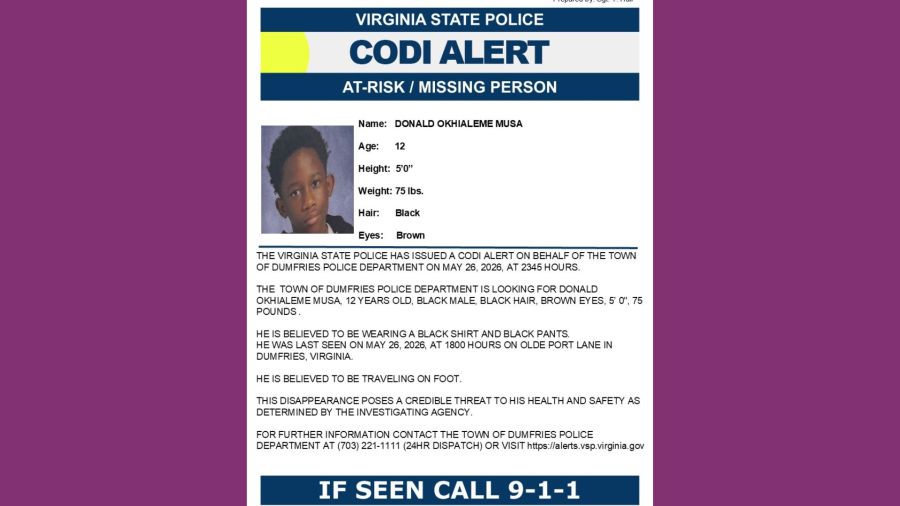 CODI alert issued for missing 12-year-old boy in Dumfries
