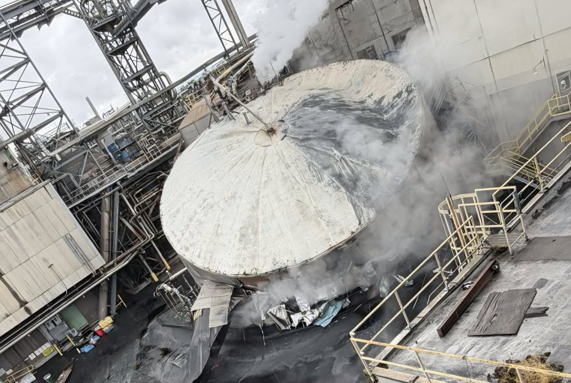 Multiple workers killed with 'chemical burns' after paper factory implosion