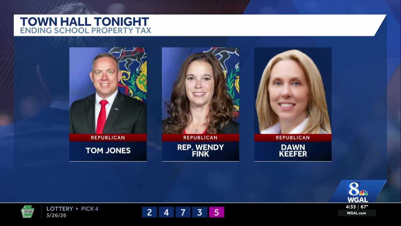 Lawmakers host town hall to address school property tax elimination