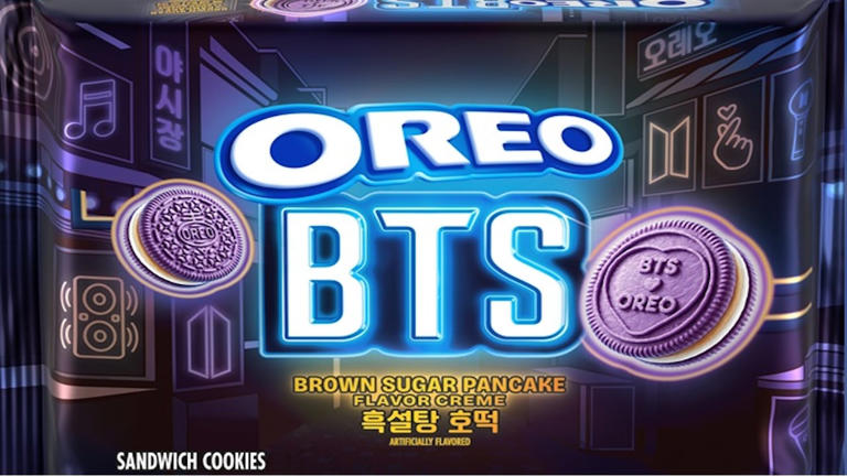 BTS teams with Oreo, releases limited-edition purple cookie